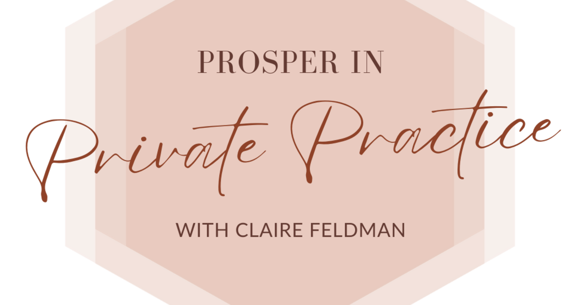 Prosper in Private Practice Hub